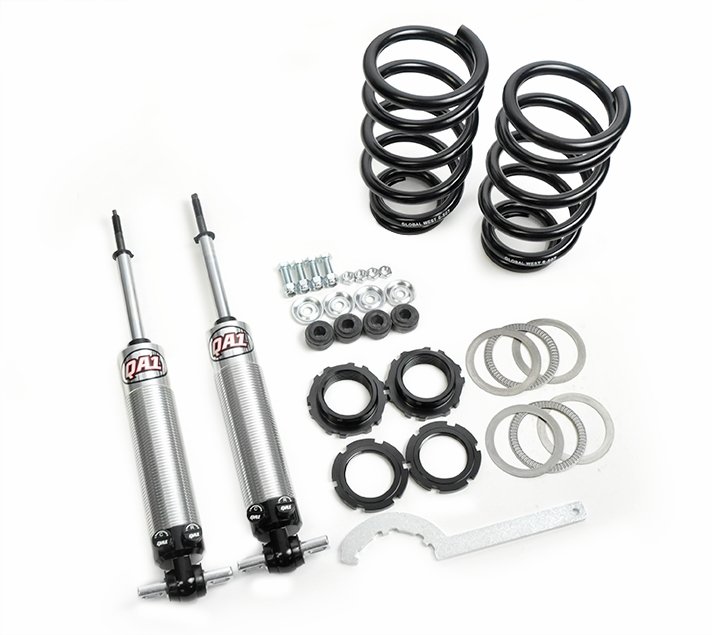 1958-1964 GM Impala Biscayne Front Coilover Kit with QA1 Double ...