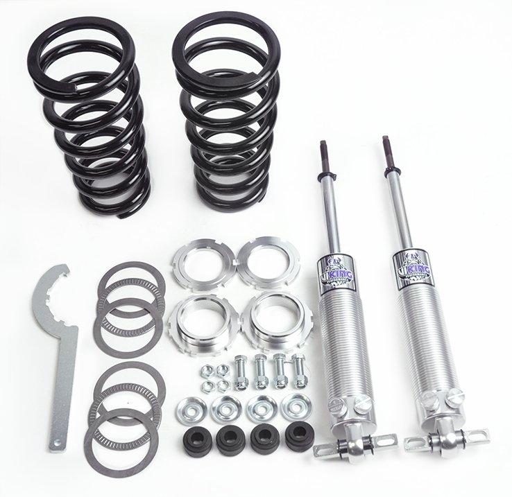 1967-1969 Camaro Firebird Front Coilover Kit Using Viking Double Adjustable Shocks for Big Block ...