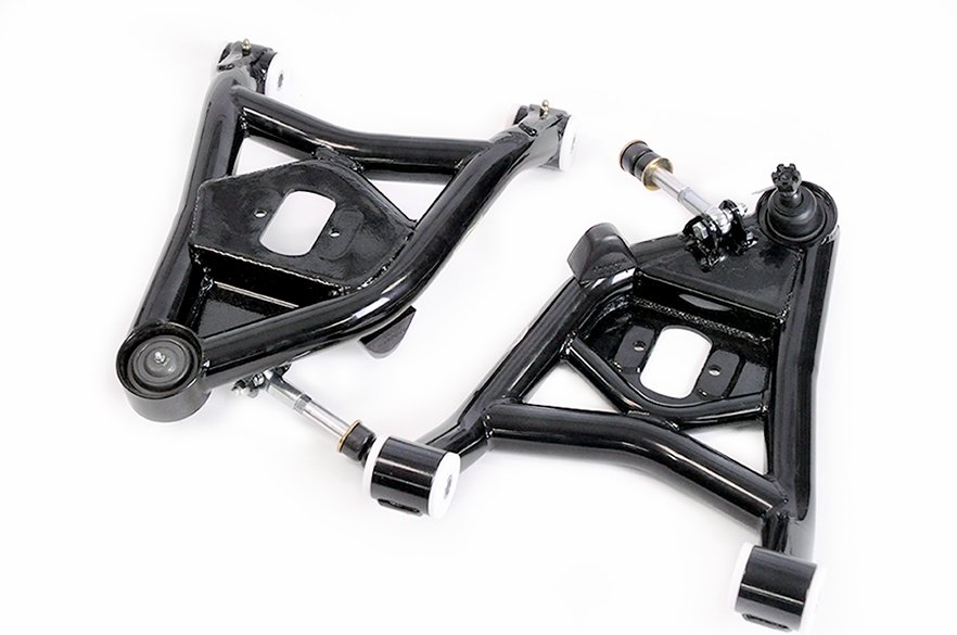 1964-1972 A-body Tubular Lower Control Arms with Del-A-Lum Bushings for ...